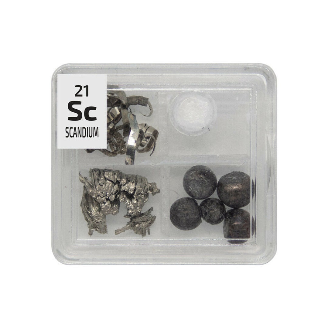 Scandium Metal Turnings Powder Crystal Beads Quad Element Tile Pure ...