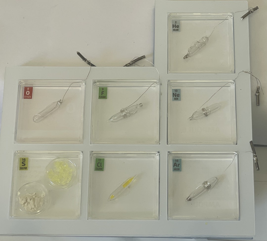 Periodic Element Display With Frames. Collect at Your Own Pace. Helium ...