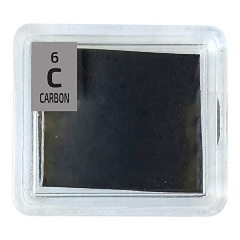 99.9% Pure Carbon Foil Element Sample in a PEGUYS Periodic Element Tile ...