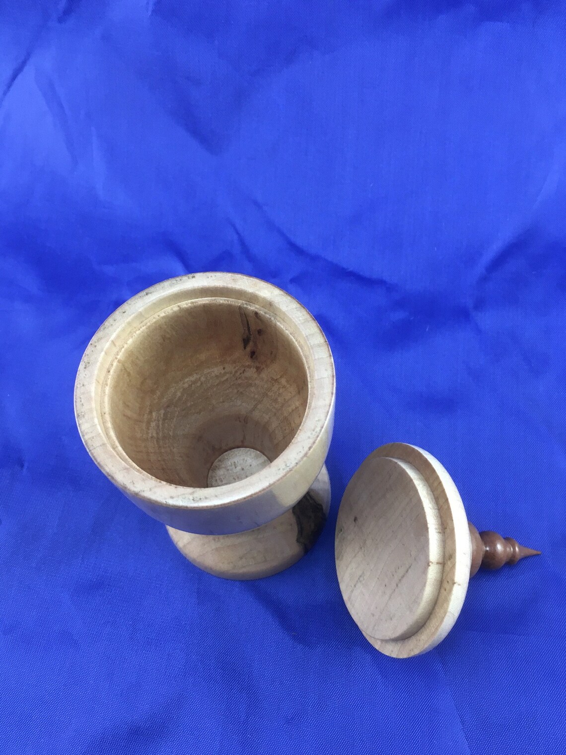 Decorative Lathe Turned Wooden Box. | Etsy