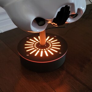 Helmet Display Stand With LED Lights BLACK Top - Etsy