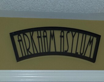 Arkham Asylum Gate - Etsy