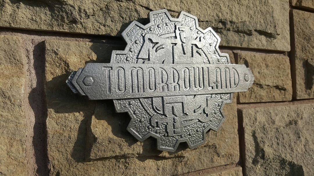 Kingdom Tomorrowland Trash Can Plaque Sign - Etsy