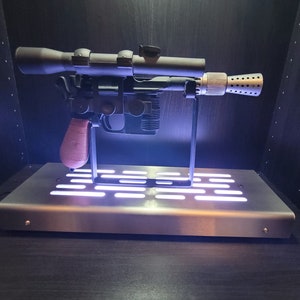 DL-44 Tabletop Blaster Display Stand Stainless Finish With LED Lights ...