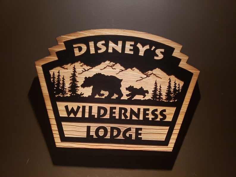 Customized Wilderness Lodge Wood Sign - Etsy