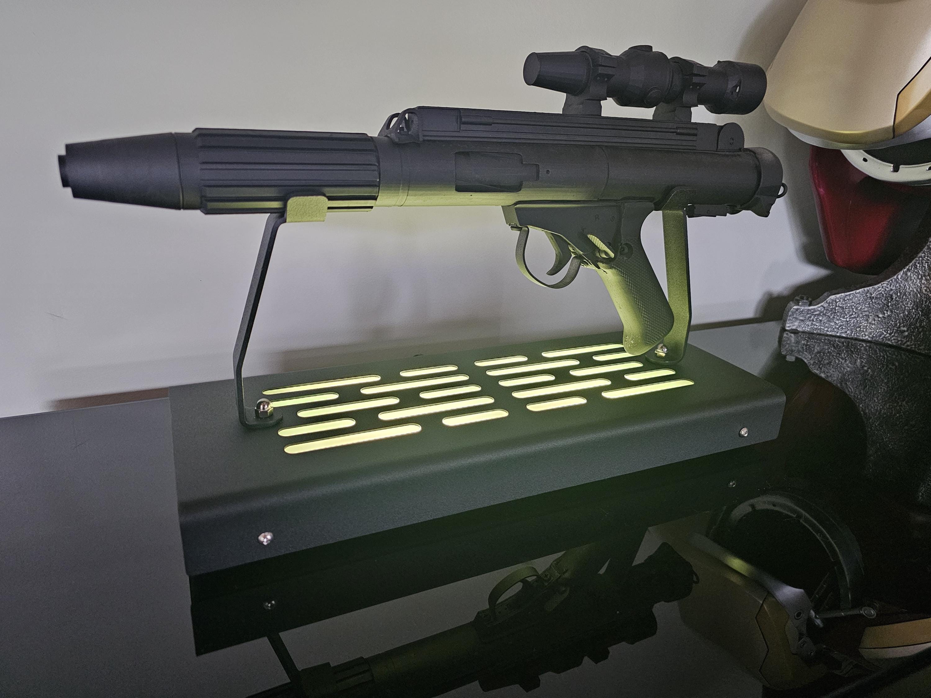 Rebel DH-17 Blaster Display Stand With LED Lights Black Finish - Etsy