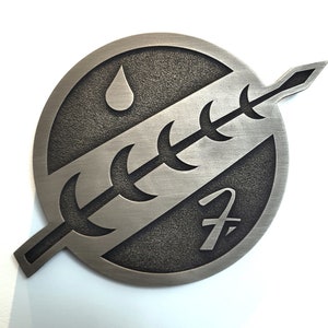 Mandalorian Insignia Plaque Sign Boba Fett - Etsy