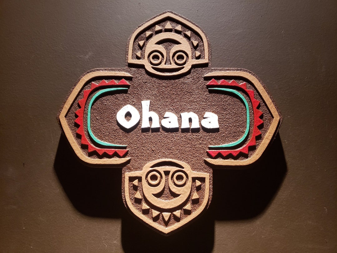 Polynesian Resort Ohana Tiki Replica Sign - Etsy