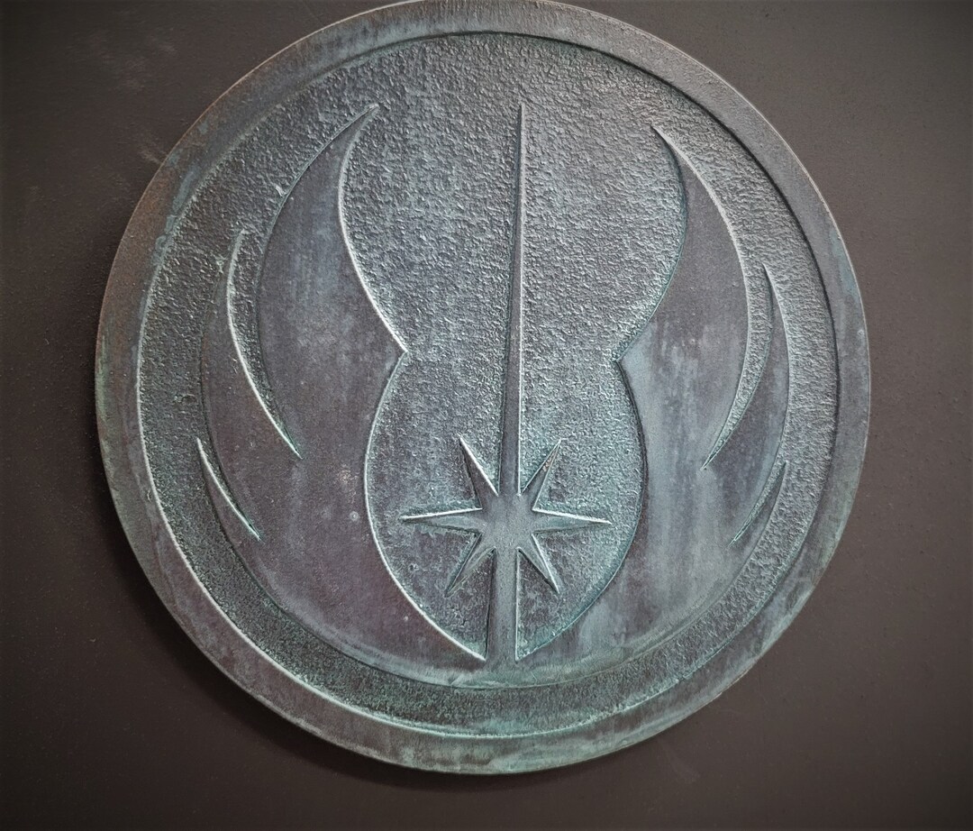 Jedi Order Plaque Sign Aged Finish - Etsy