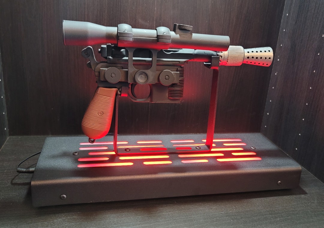 DL-44 Tabletop Blaster Display Stand Black Finish With LED Lights - Etsy