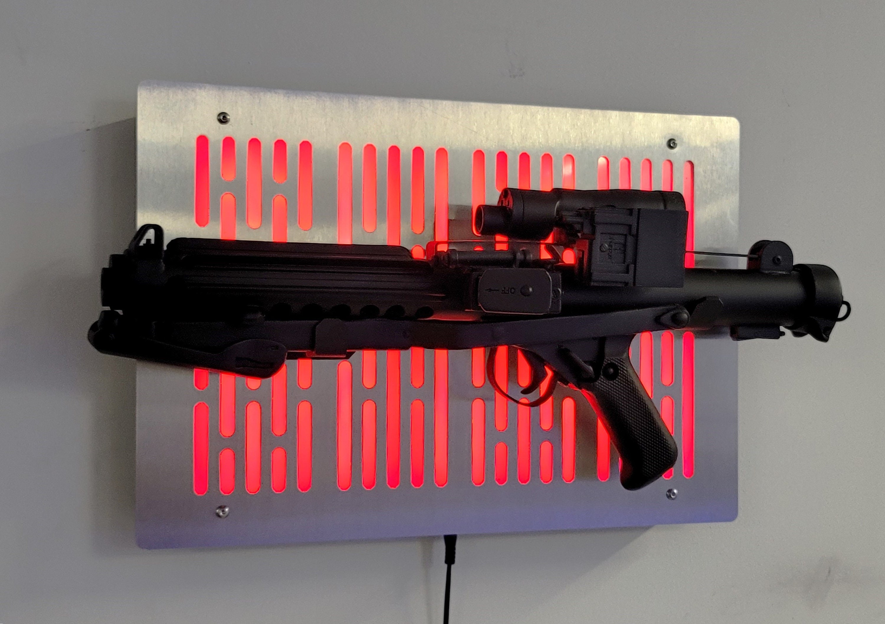 E-11 Blaster Wallmount Display Stand With LED Lights - Etsy