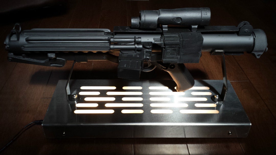 Stormtrooper E-11 Blaster Display Stand With LED Lights - Etsy