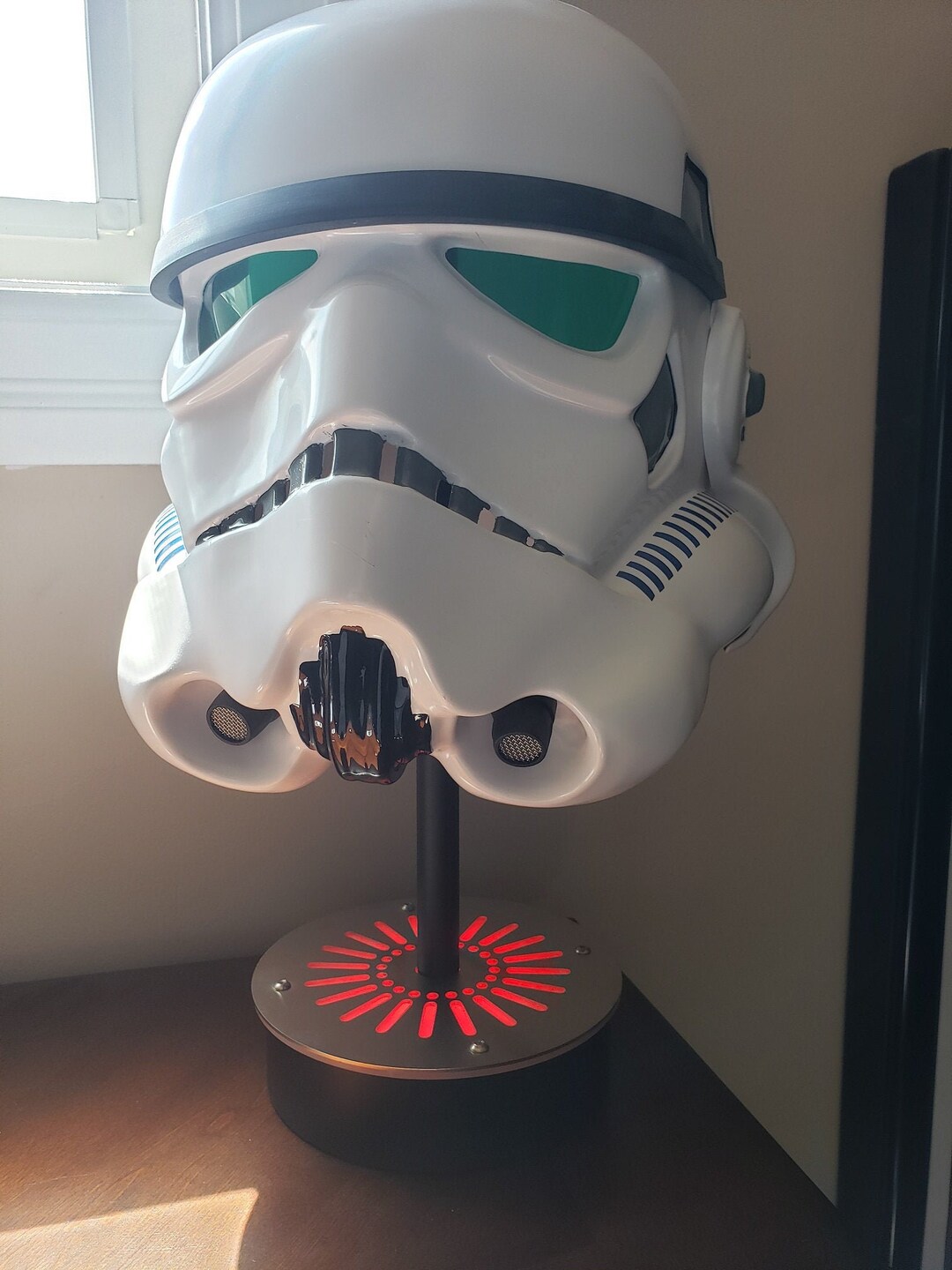 Helmet Display Stand With LED Lights - Etsy