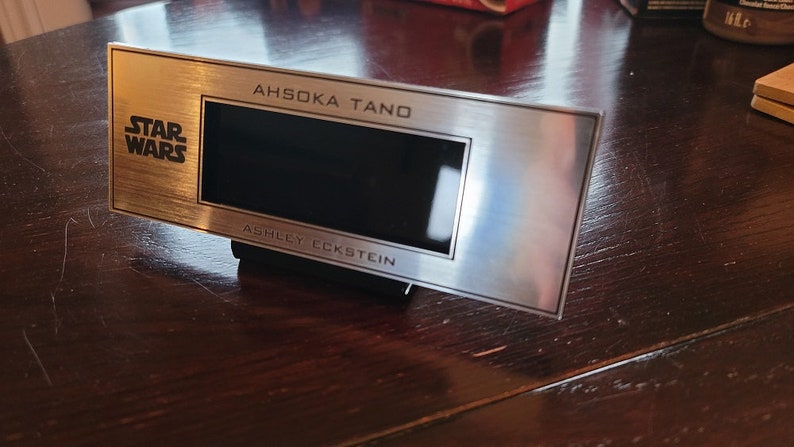 Custom Slotted Autograph Name Plate With Stand - Etsy