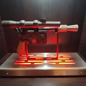 DL-44 Tabletop Blaster Display Stand Stainless Finish With LED Lights ...