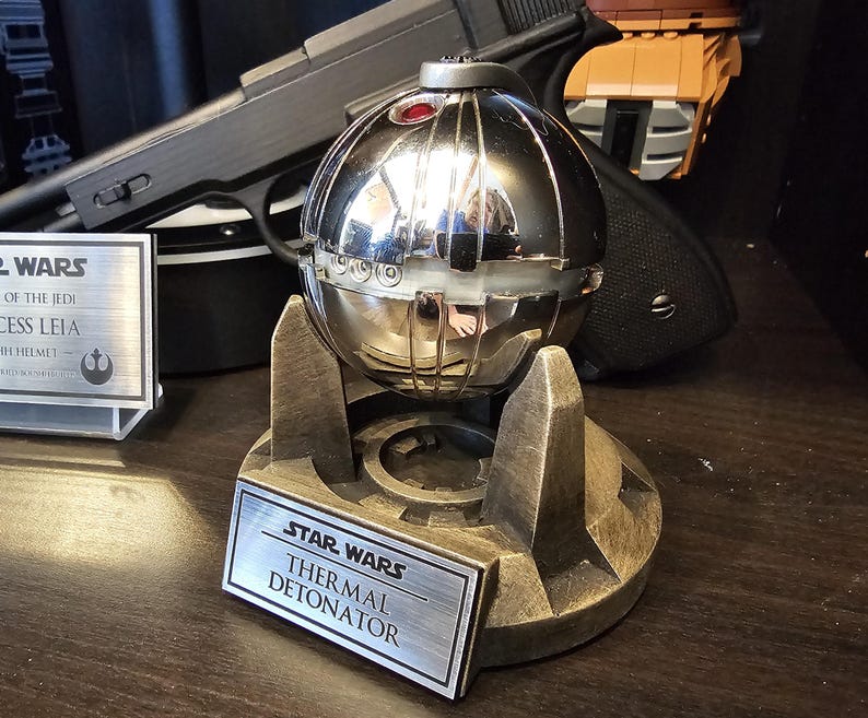 Thermal Detonator Display Stand With Data Plate - Etsy