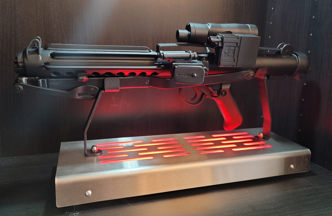 Stormtrooper E-11 Blaster Display Stand With LED Lights - Etsy