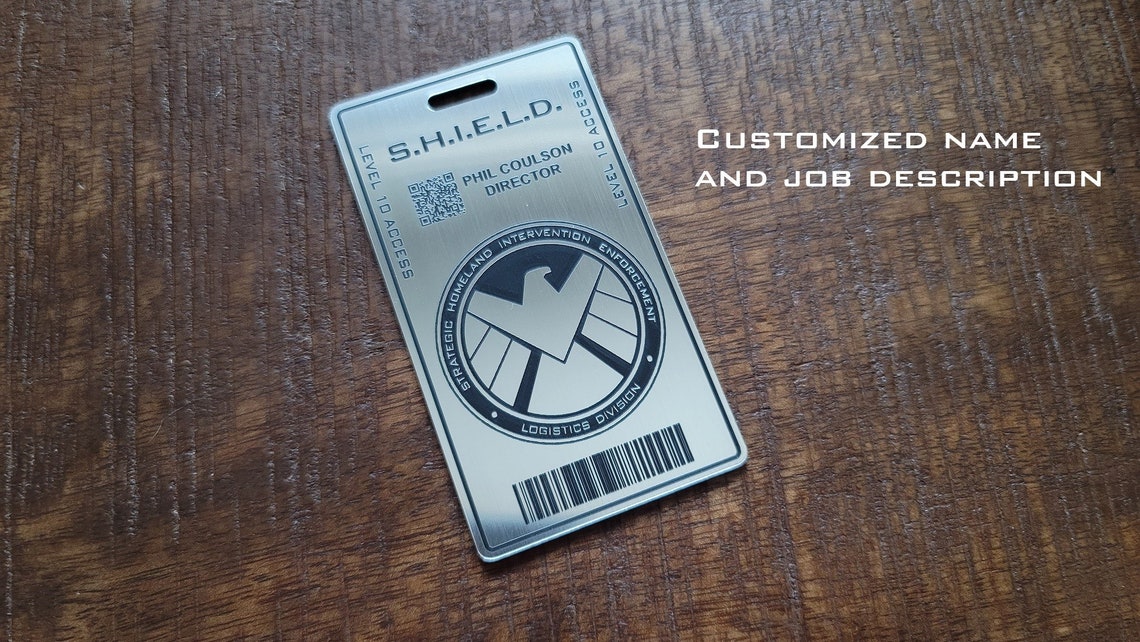 Agents of SHIELD Level 10 Access Badge Cosplay Prop - Etsy