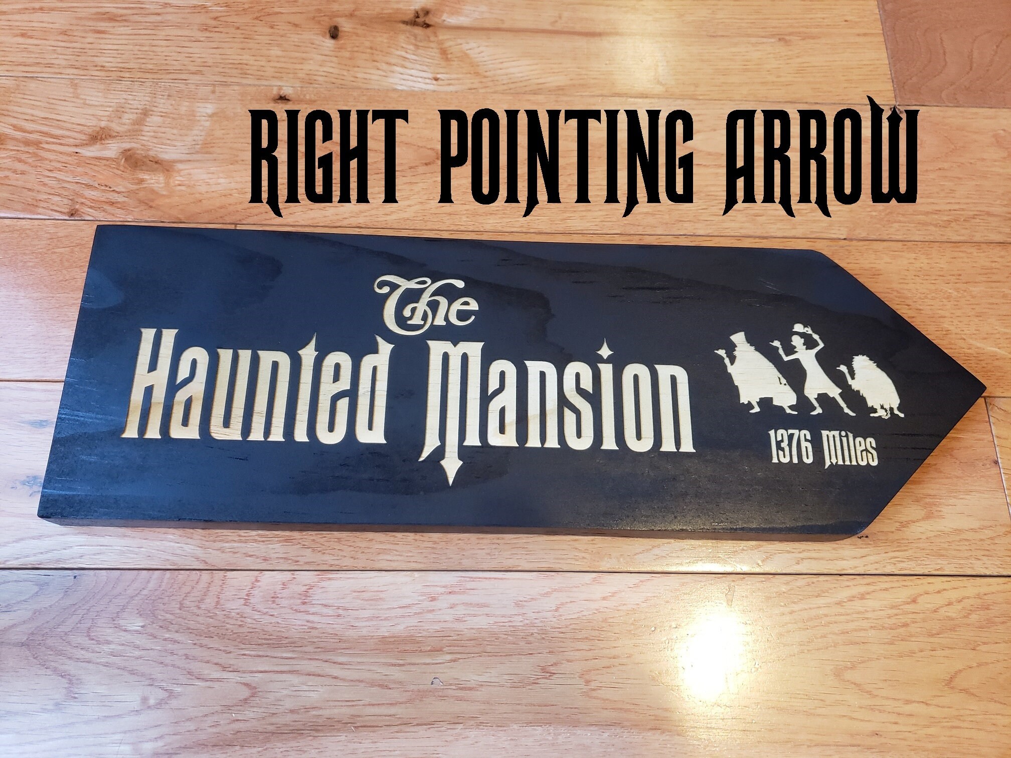Large Custom Directional Sign With Distance From Your Home to the ...