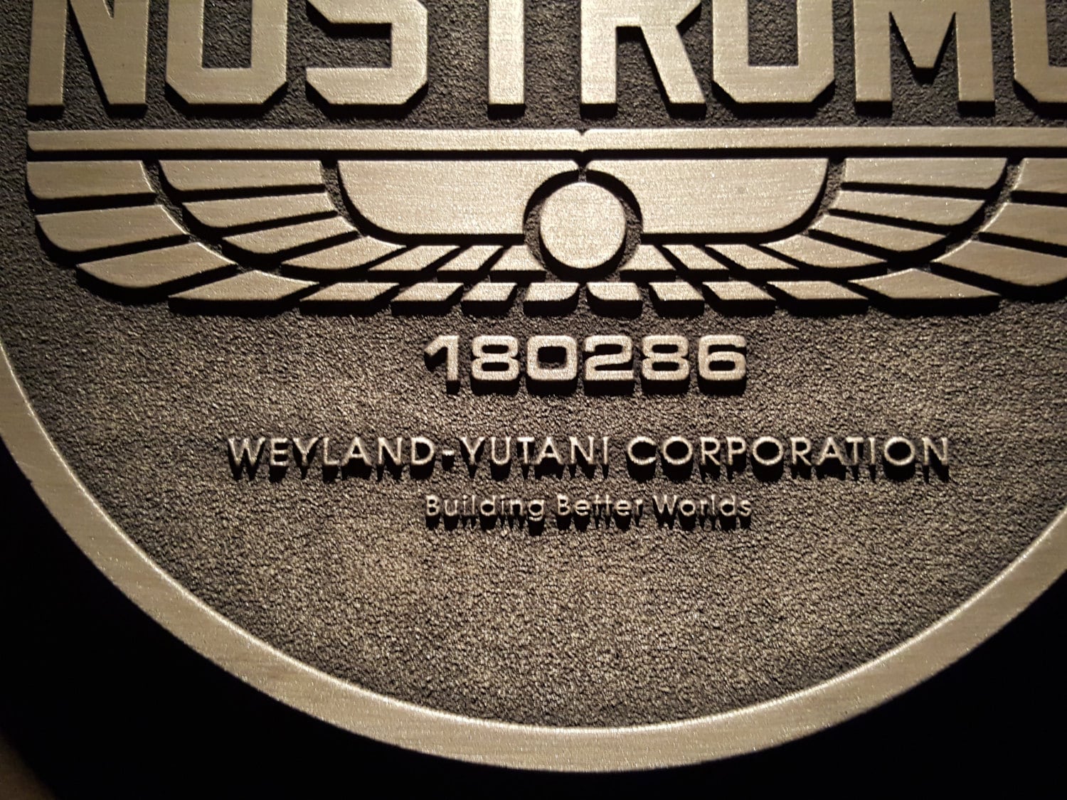 Nostromo Weyland-yutani Corporation Alien Logo Plaque | Etsy