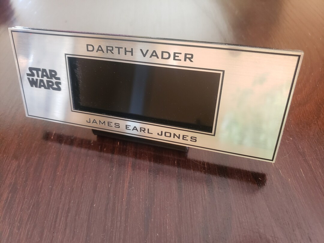 Custom Slotted Autograph Name Plate With Stand - Etsy