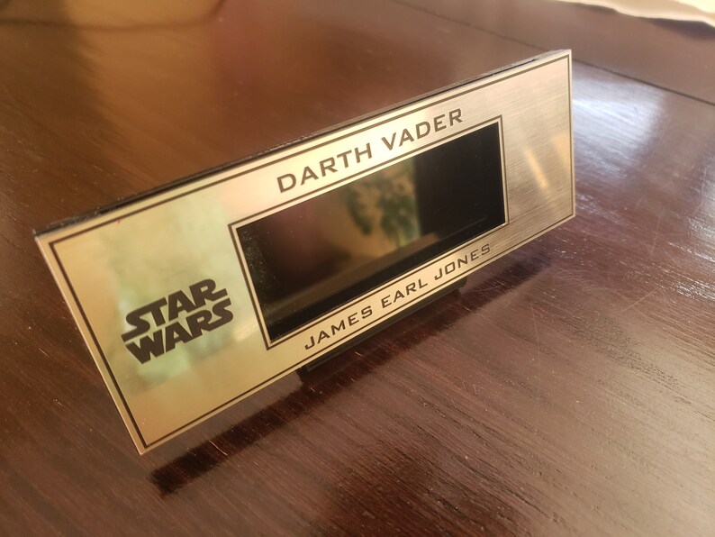 Custom Slotted Autograph Name Plate With Stand - Etsy