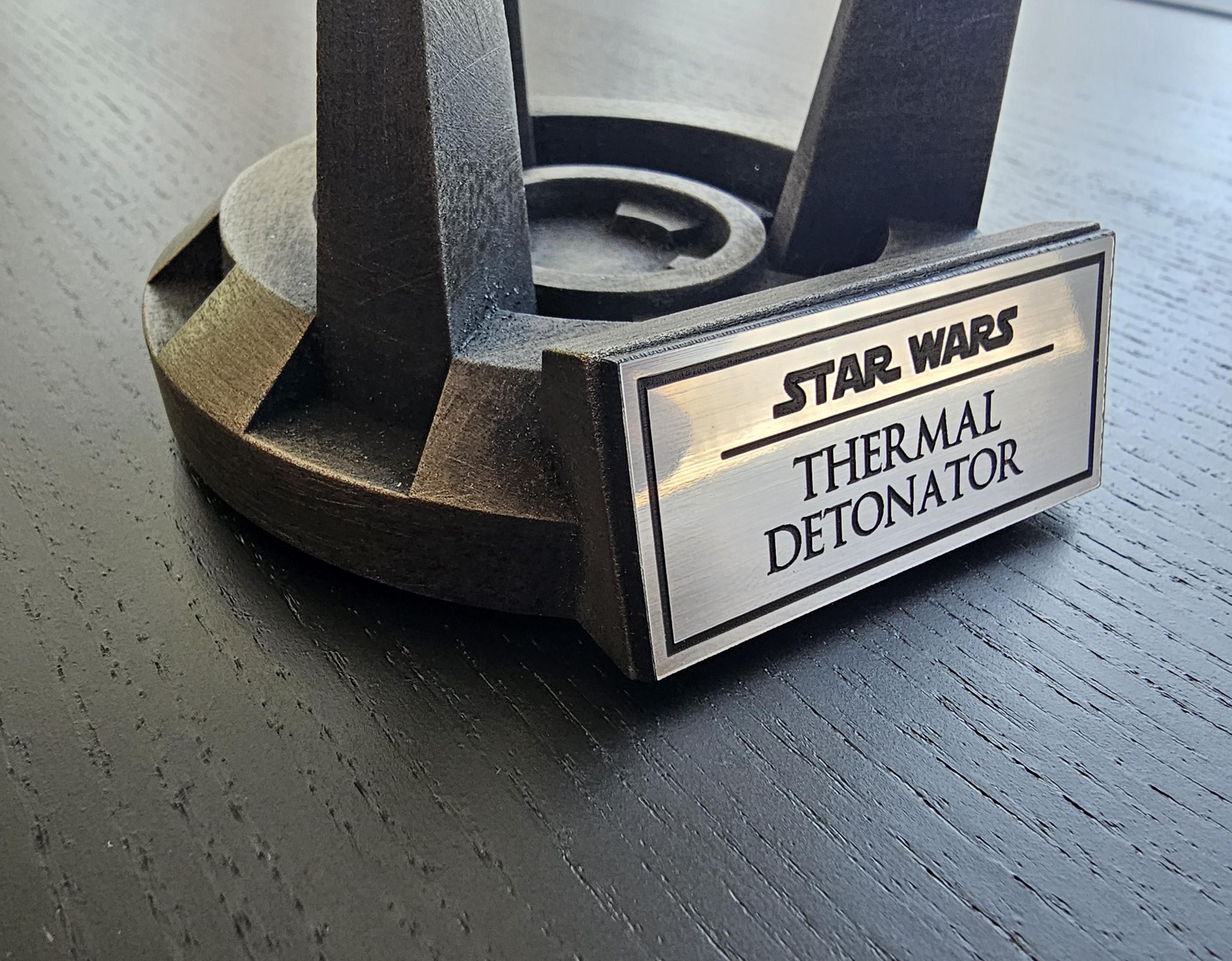 Thermal Detonator Display Stand With Data Plate - Etsy
