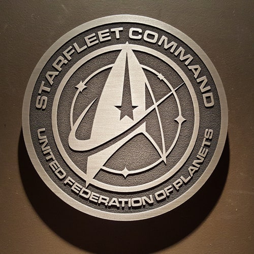 Star Trek Starfleet Command Badge Sign United Federation of | Etsy