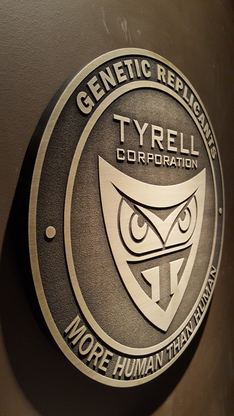 LARGE Blade Runner Tyrell Corporation Logo Plaque | Etsy Canada