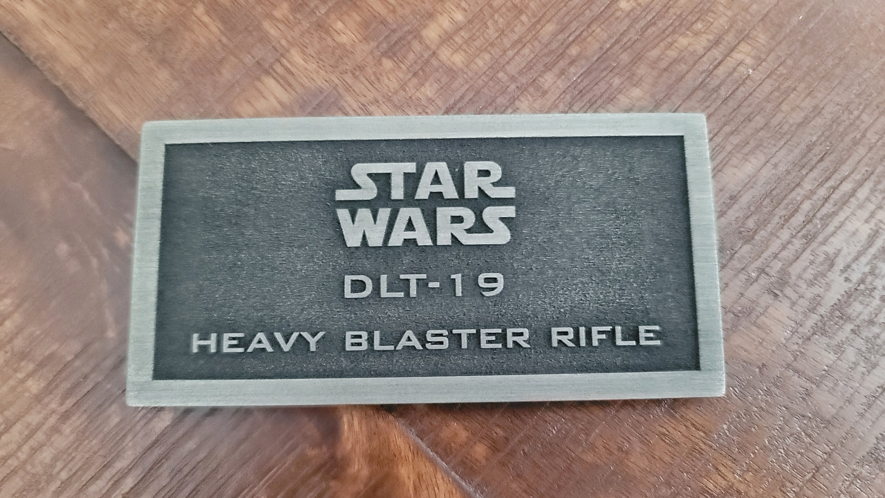 Stormtrooper DLT-19 Heavy Blaster Rifle Name Plate Placard - Etsy