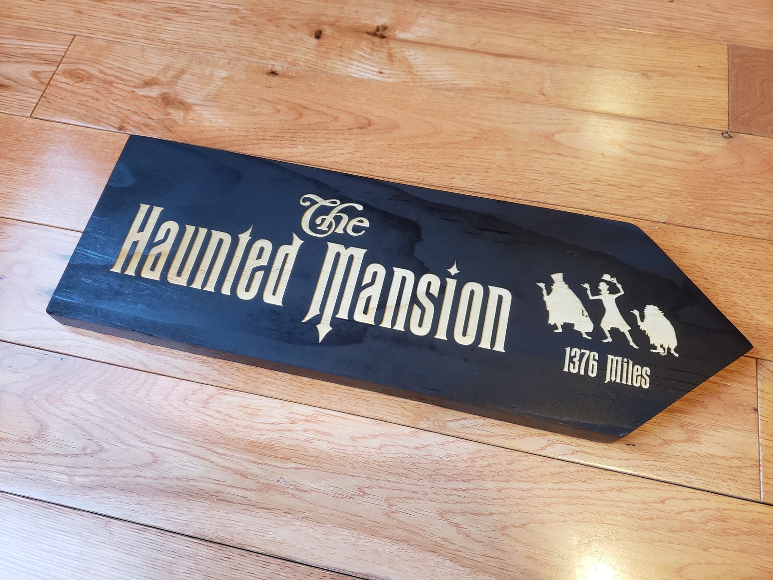 Large Custom Directional Sign With Distance From Your Home to the ...