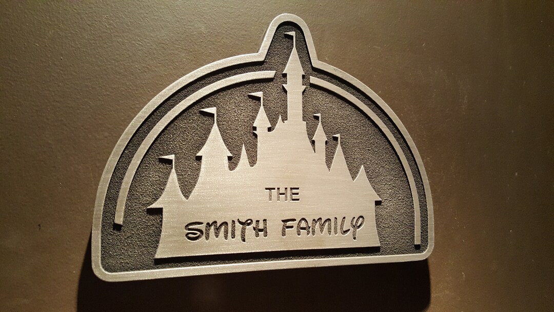 Customizeable Inspired Castle Plaque - Etsy