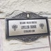 Personalized Haunted Mansion Themed Address Plaque Sign Silver - Etsy