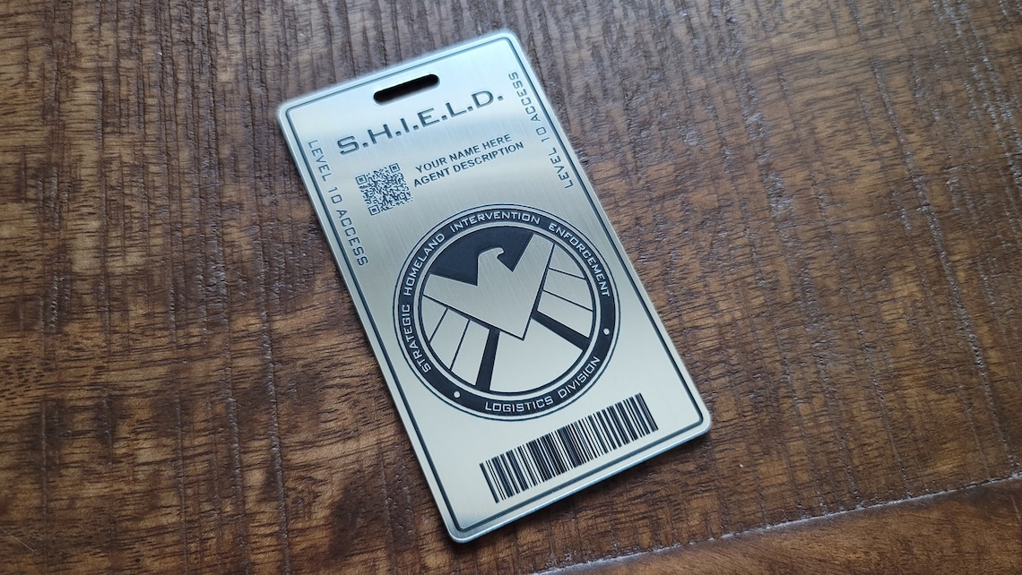 Agents of SHIELD Level 10 Access Badge Cosplay Prop - Etsy