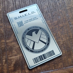 Agents of SHIELD Level 10 Access Badge Cosplay Prop - Etsy