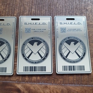 Agents of SHIELD Level 10 Access Badge Cosplay Prop - Etsy