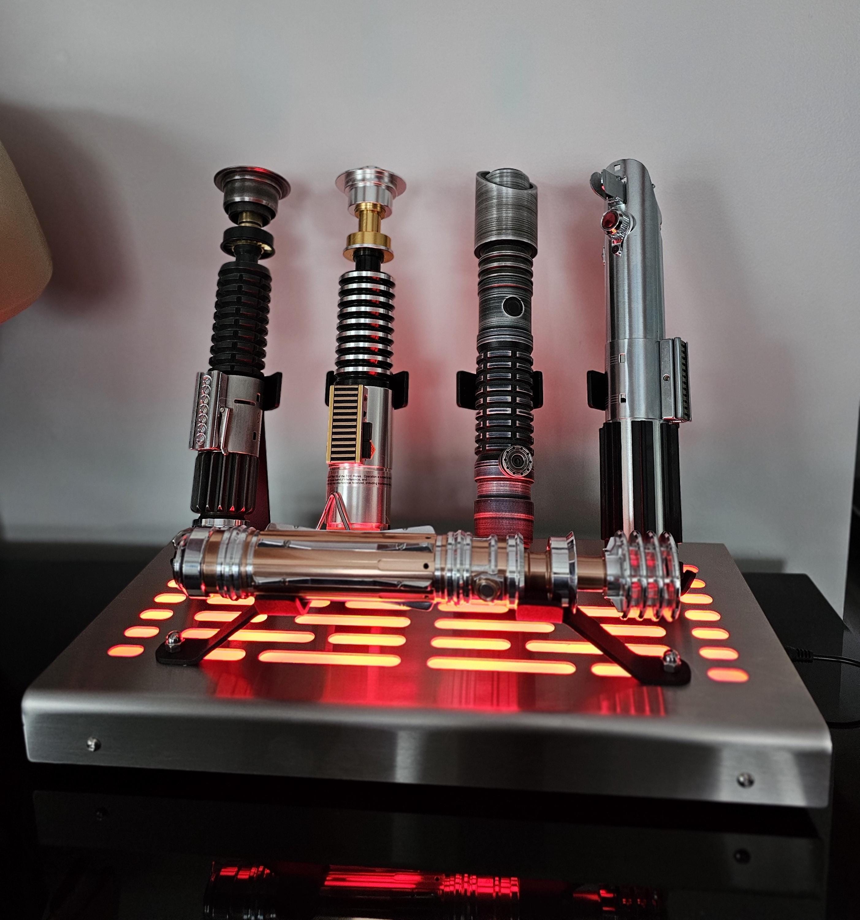 5 Lightsaber Display Stand Vertical & Horizontal With LED Lights - Etsy