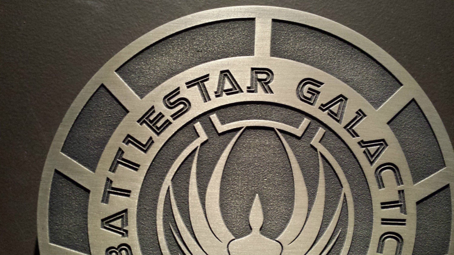 Battlestar Galactica Logo Sign Prop - Etsy Canada