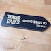 Large Custom Directional Sign With Distance From Your Home to - Etsy