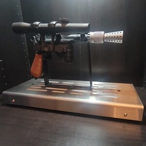 DL-44 Tabletop Blaster Display Stand Stainless Finish With LED Lights ...