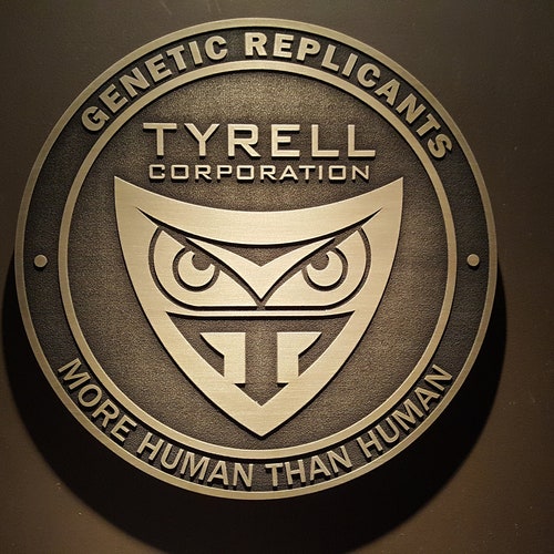 Blade Runner Tyrell Corporation Logo Plaque - Etsy Australia