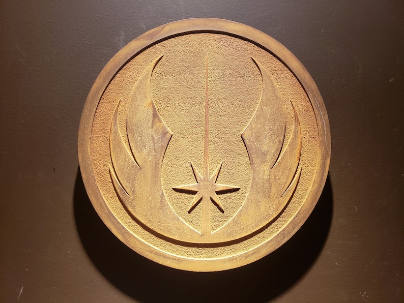 Jedi Order Plaque Sign Rust Finish - Etsy