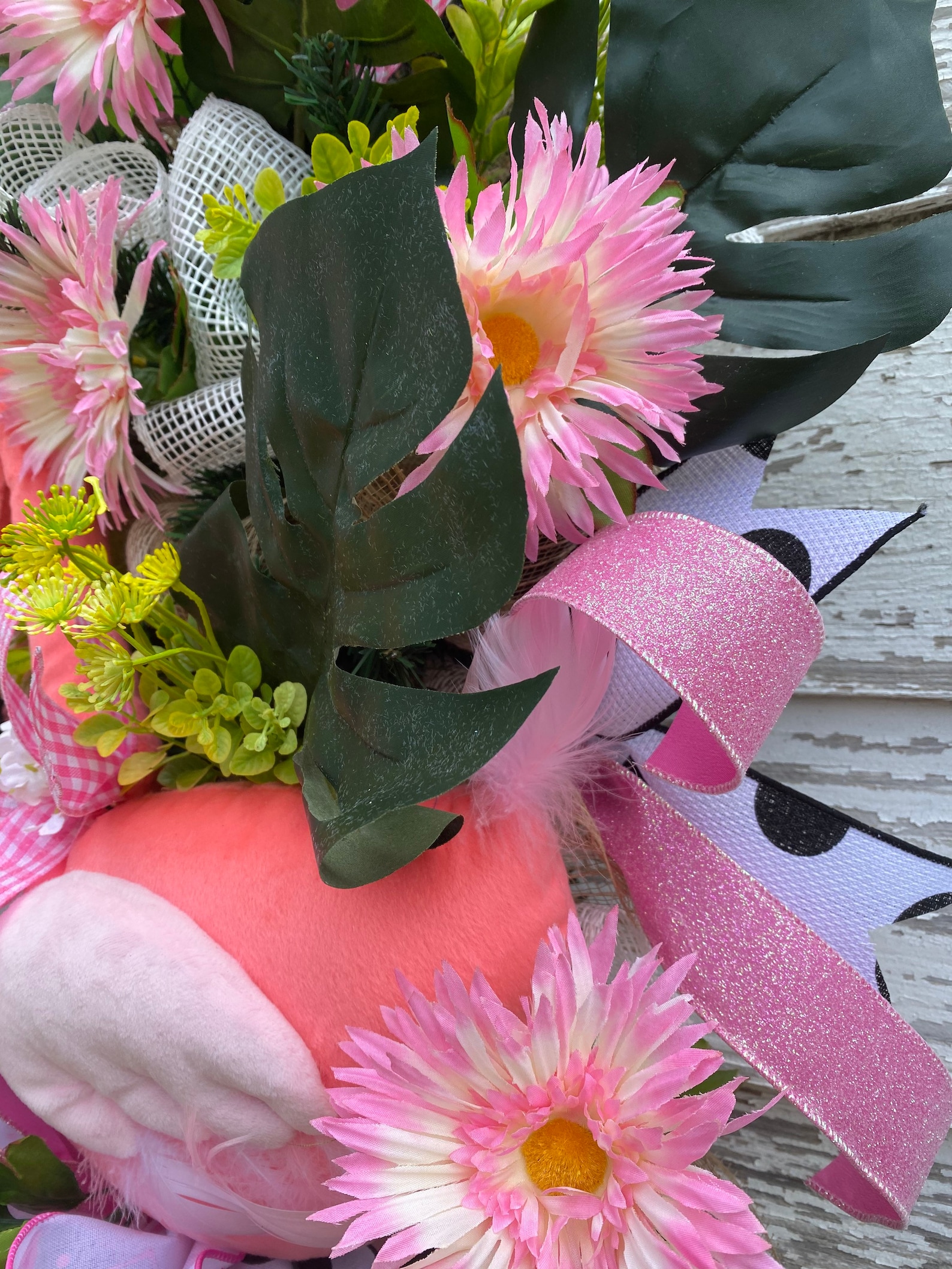 Pink Flamingo Swag Spring Pink Flamingo Swag Pink Flamingo - Etsy