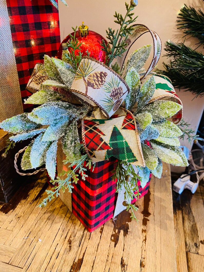 Christmas Centerpiece, Lighted Christmas Boxes, Lighted Christmas ...