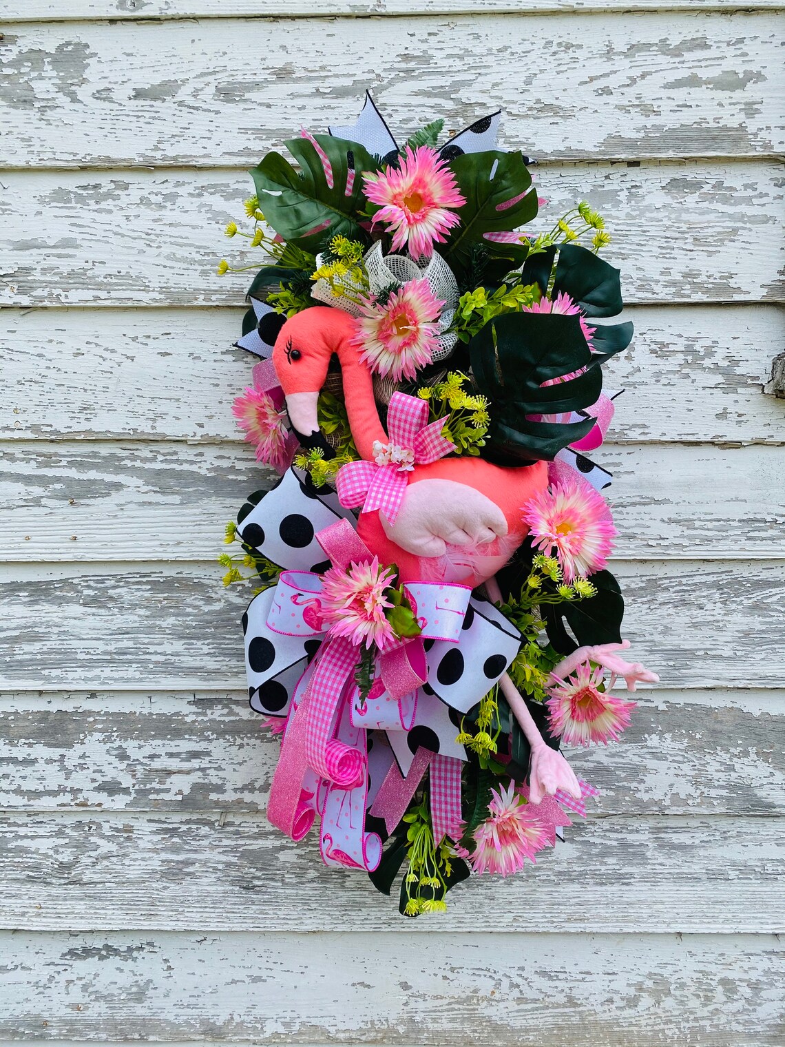 Pink Flamingo Swag Spring Pink Flamingo Swag Pink Flamingo - Etsy