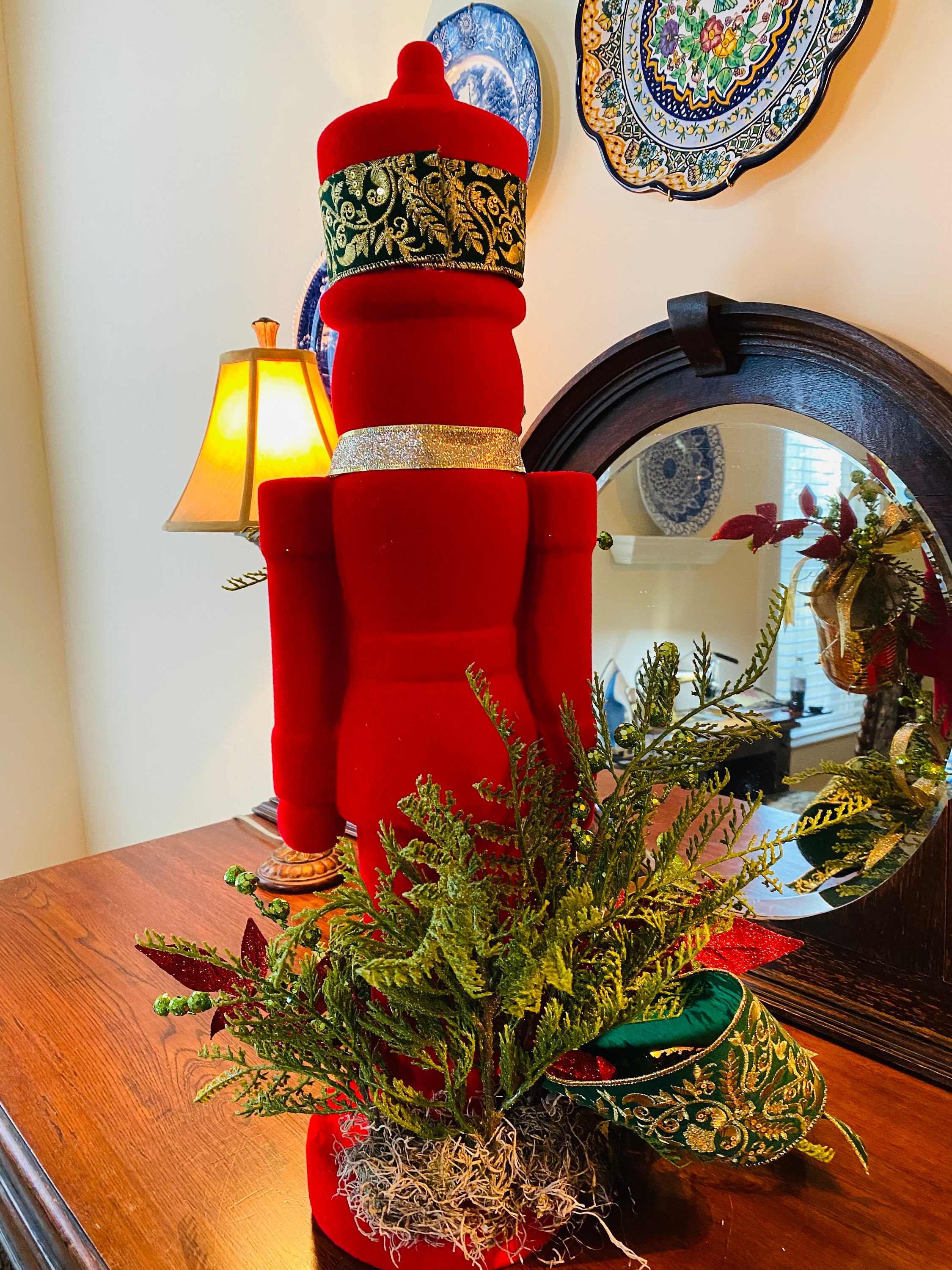 Christmas Nutcracker Centerpiece, Nutcracker Tabletop Arrangement, Nutcracker Decor, Nutcracker ...