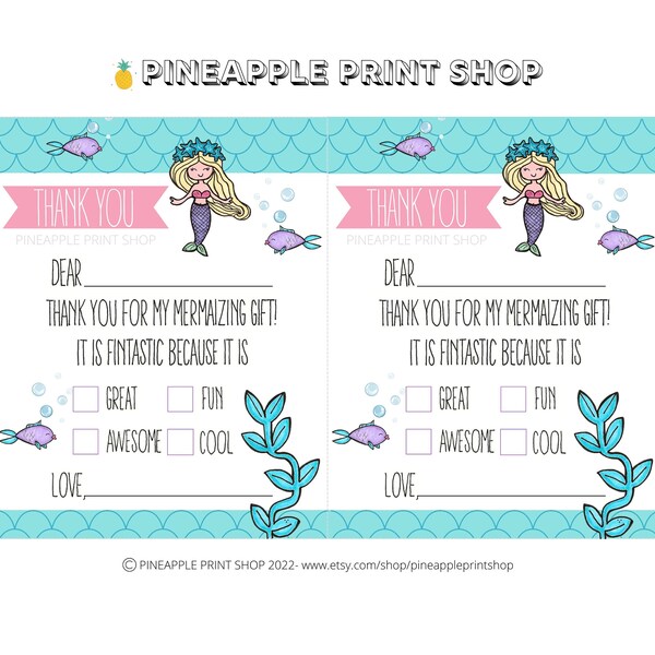 Kids Fill in Card - Etsy