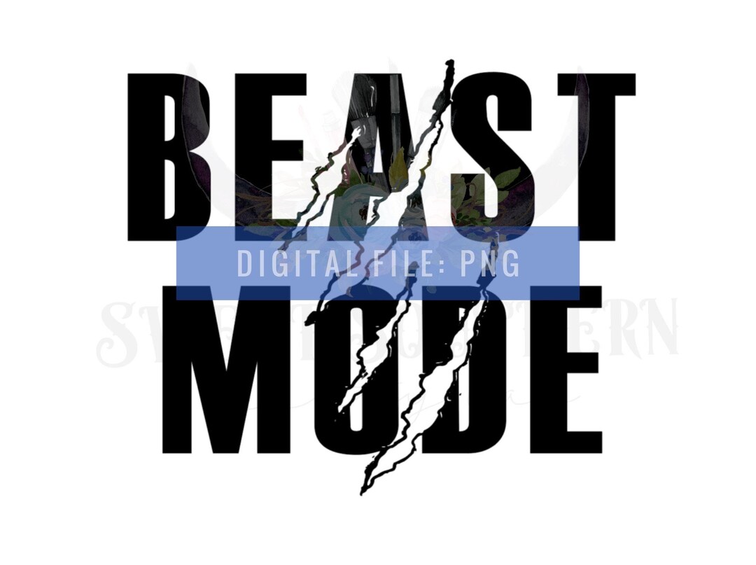 Beast Mode PNG File - Etsy