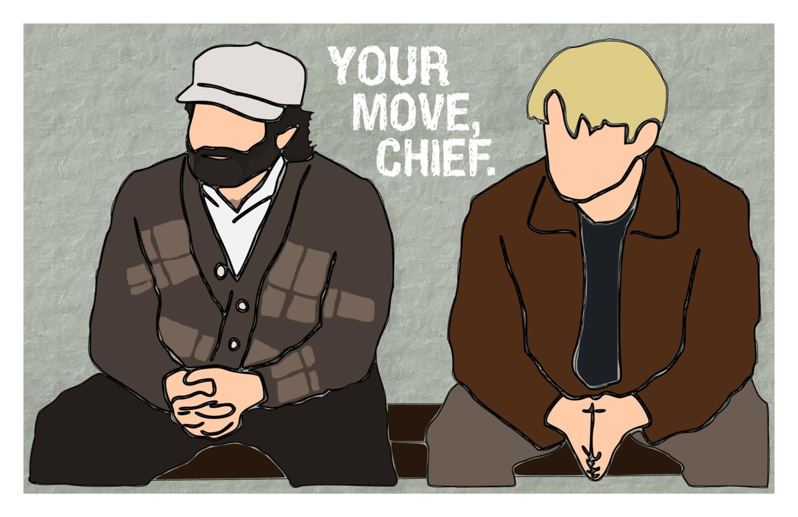 INSTANT DOWNLOAD - Good Will Hunting "your Move, Chief" Print - Etsy