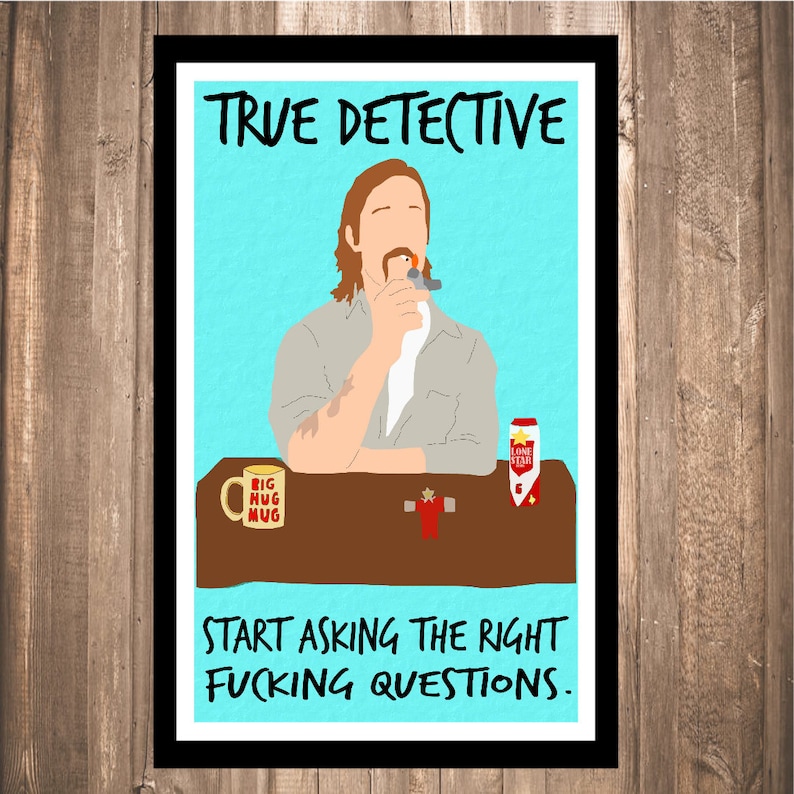 INSTANT DOWNLOAD True Detective right Questions - Etsy Hong Kong